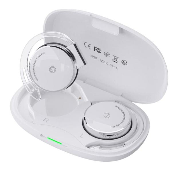 【商品名】　耳掛け式イヤホン Bluetooth クリップヘッドホン 15時間の音楽ス 開放型ヘッドホン 耳掛け式装着しても痛くない 軽量ヘッドセット  【商品説明】　・???????y?I?[?v?????C?????X?C???z???...