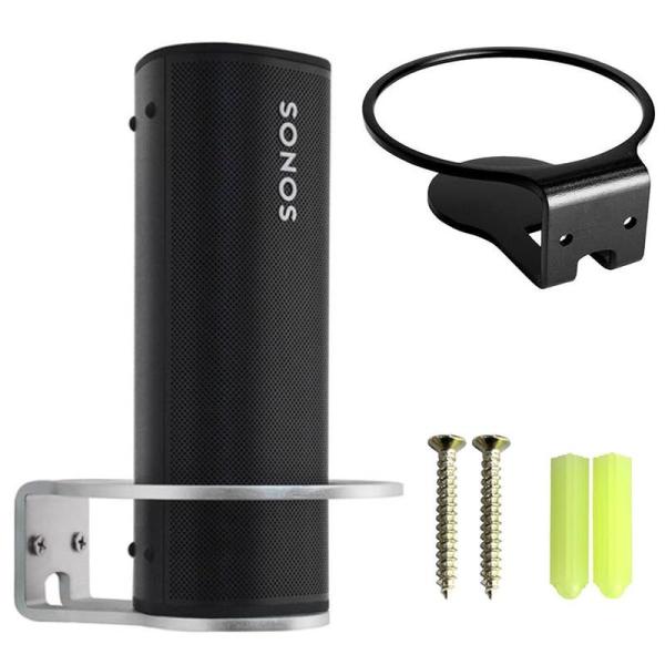 【商品名】　SONOS Roamスピーカー対応 アルミニウム合金 壁掛け用ブラケット (Black) 【商品説明】　・?J???[?F?u???b?N/?V???o?[?i?J???[?????R??I???j・?K???@??FSONOS...