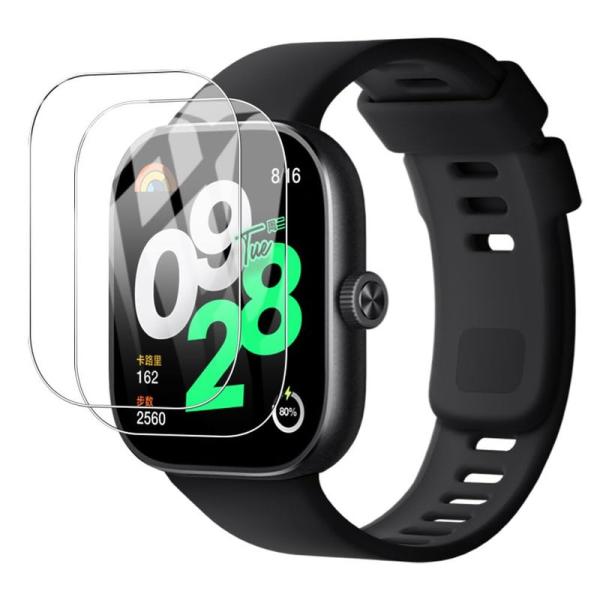 【商品名】　LAZIRO2023最新 Xiaomi Redmi Watch 4 専用 スクリーン保護フィルム (2枚入り) 強化ガラス 液晶保護フィルム 【商品説明】　・? [?C?A?t???[]???????t?B??????????￥...