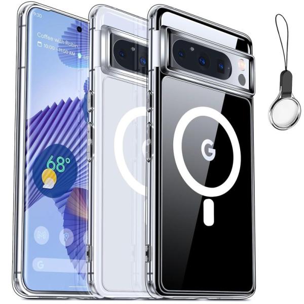 【商品名】　QAZWERT Magsafe対応 Google Pixel 6 Pro 用 ケースMagsafe対応グーグル ピクセル 6 Proカバー  【商品説明】　・???yMagsafe????z ?o?b?N?p?l????}?O?...