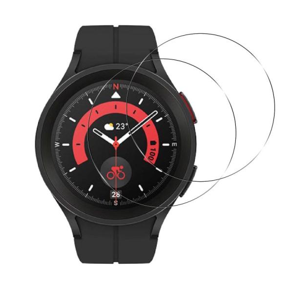 【商品名】　2枚セット- 日本旭硝子素材対応 Galaxy Watch5 Pro 45mm ガラスフィルム Galaxy Watch 5 Pro 45m 【商品説明】　・?y?A?t?^?[?T?[?r?X?E???S???????????...
