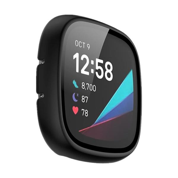 【商品名】　LICHIFIT Fitbit Versa 3/Sense用保護ケース カバー PCフレーム 強化ガラスフィルム 一体化 スマートウォッチカ 【商品説明】　・?P?[?X?????????????X???[?Y?????????...