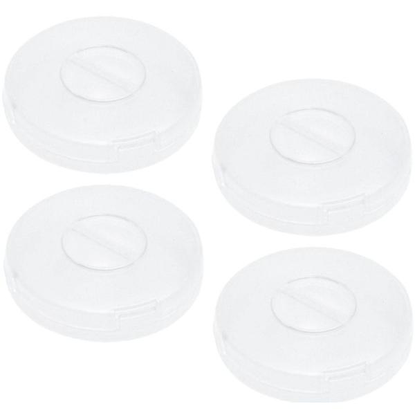 【商品名】　fogman コード 巻き取り 収納 おしゃれ ホルダー 延長コード 小型 まとめる 4個セット (クリア) 【商品説明】　・?y??P?????t???z?????t????_?C??????????A???????????t...