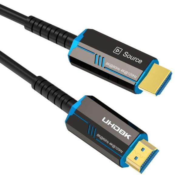 【商品名】　FDBRO 光ファイバーHDMI 2.1ケーブル 10M 8K@60HZ 4K@120Hz 48Gbps 3D eARC 超高速伝送 Ult 【商品説明】　・?y8K HDMI?@?￥??A?b?v?O???[?h?z???Fh...