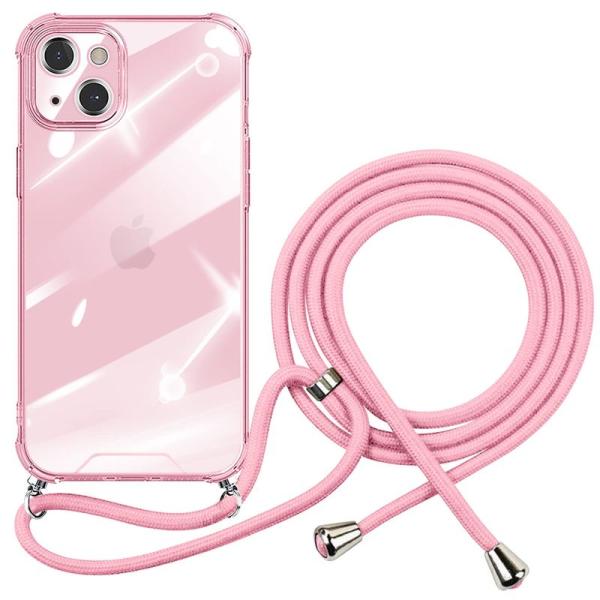 【商品名】　iPhone 13 ケース クリア ネック ショルダー ストラップ付き 首掛け スマホ 肩掛け 調節可能なショルダー 紐付き 斜めがけ 織り 【商品説明】　・?y ?????????x - ???Q??t?B?b?g?z?_??...