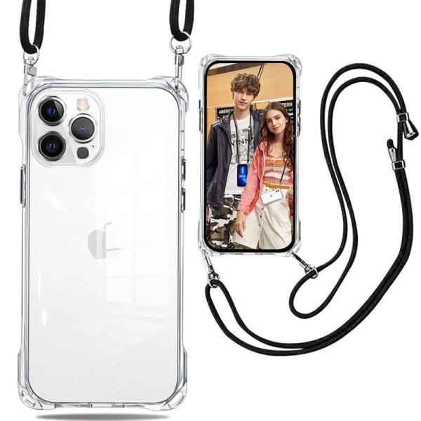 【商品名】　iphone 12 pro max ケース クリア ショルダー iphone12pro max カバー 耐衝撃 調節可能な クロスボディ ネ 【商品説明】　・[???p?r?g??a?????] ????@?? iPhone 1...