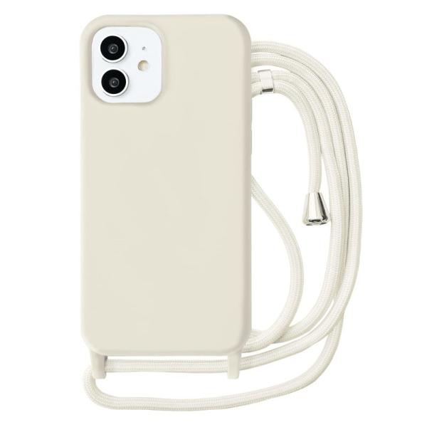 【商品名】　MINTY iPhone11 ケース iPhoneXR ケース 両機種対応 ショルダーストラップ付き シリコン エクリュ 【商品説明】　・?V?????_?[?X?g???b?v??????????^Qi???C?????X?[...