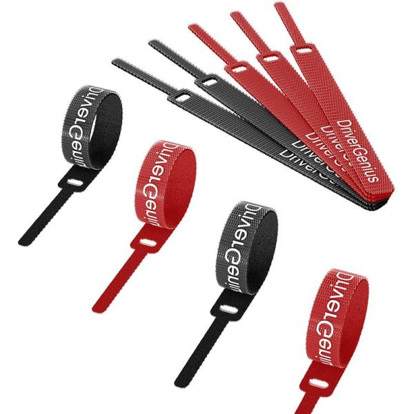 【商品名】　DriverGeniusケーブルバンド、ケーブルタイ ケーブル結束 収納バンド マジックテープ 配線収納/整理 まとめタイラップ繰り返し利用 【商品説明】　・DriverGenius?P?[?u???^?C - ?J???[: ...