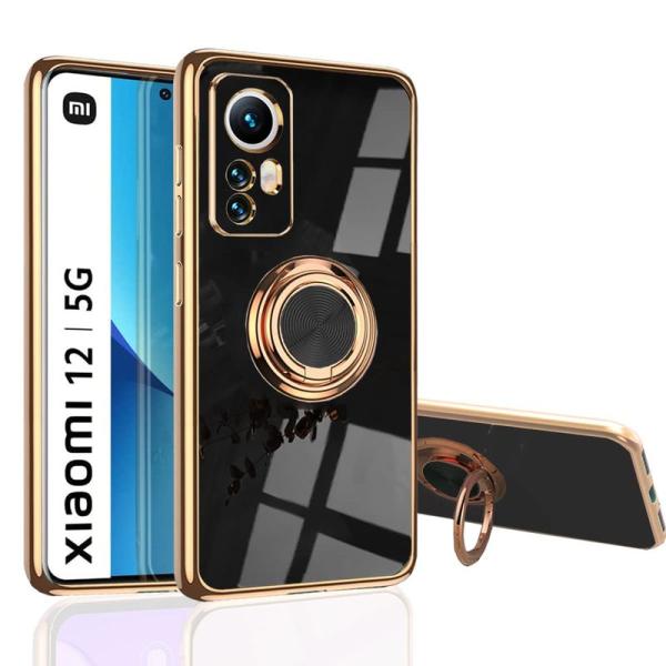 【商品名】　XIAOMI Mi 12 Pro 5G ケース 360°キックスタンド 回転リング TPU ポリカーボネート 衝撃吸収バンパー TPU素材製 【商品説明】　・?y360???u???P?b?g?z????t???????t?B?...
