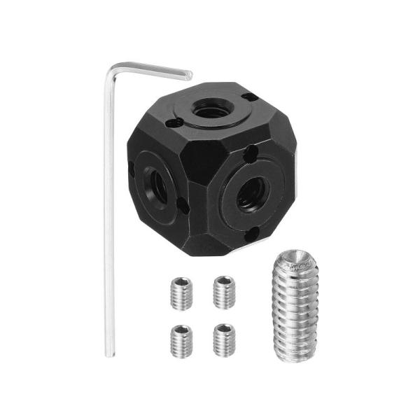 【商品名】　PATIKIL 汎用三脚アダプタ 6.35mm 9.5mmねじ穴 マジックキューブマウント キューブホルダー マイク撮影装置アクセサリー ブ 【商品説明】　・?A?v???P?[?V?????F????A?_?v?^???A?g...