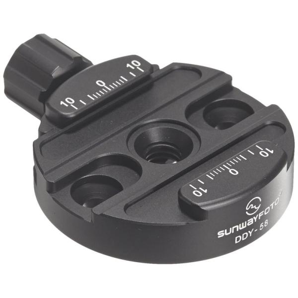 【商品名】　SUNWAYFOTO クイックリリースクランプ DDY-58 【商品説明】　・Arca-Swiss compatible knob-style quick release clamp・Attaches to Arca-Swiss...