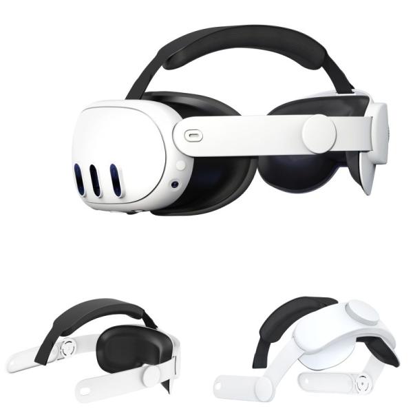 【商品名】　YipuVR for Meta Quest 3ヘッドセット用ヘッドストラップ 調節可能なエリートヘッドバンド交換用 サポート強化 折りたたみ 【商品説明】　・?y2023?N??V?w?b?h?X?g???b?v?zQuestb...