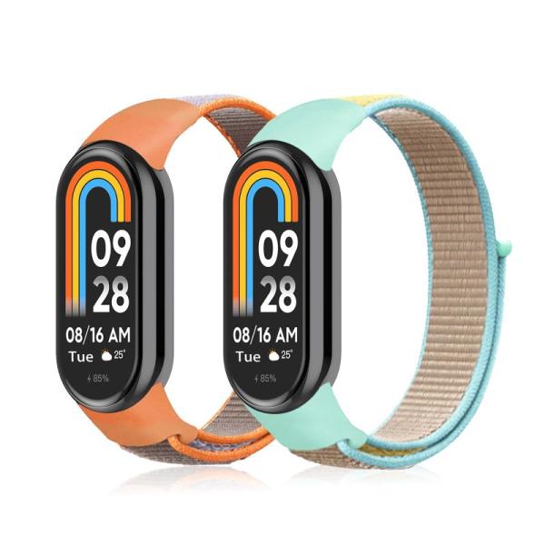 【商品名】　RicYeel バンド Xiaomi Smart Band 8 対応 2個セット ナイロン製 替えベルト 編組ストラップ マジックテープ サ 【商品説明】　・1.?y????@??zXiaomi Smart Band 8 ???...