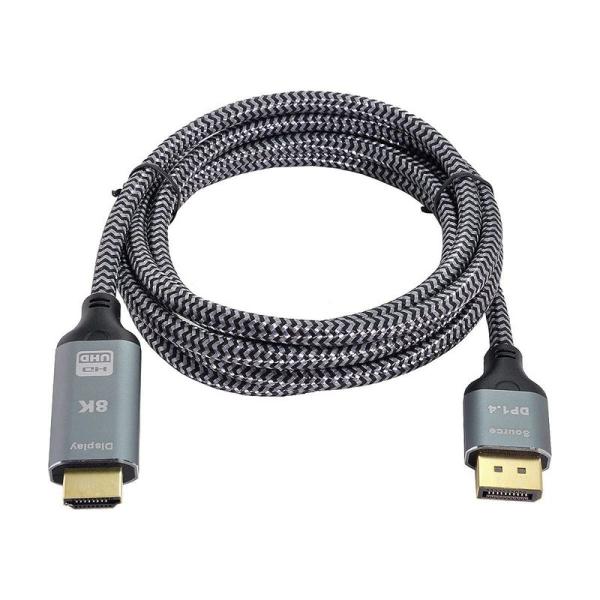 【商品名】　Cablecc DisplayPort1.4ソースからHDMI2.0ディスプレイ8KUHD 4KDPからHDMIオスモニターケーブルコネクタ 【商品説明】　・DP x HDMI?P?[?u????A8K@30Hz?A4K@60H...