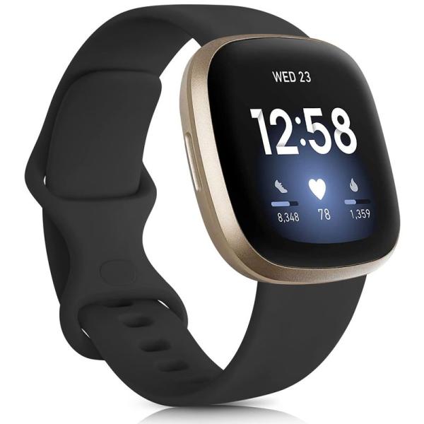 【商品名】　Vanua for Fitbit Versa3 バンド/Fitbit Sense バンド 交換ベルト ソフトシリコンバンド スポーツバンド  【商品説明】　 【サイズ】　高さ : 0.70 cm　横幅 : 8.50 cm　奥行 ...