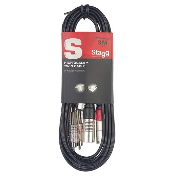 【商品名】　Stagg - Cables RCA/SPDIF STC3CMXM 【商品説明】　・?n?C?X?s?[?h 【サイズ】　高さ : 3.70 cm　横幅 : 8.70 cm　奥行 : 24.10 cm　重量 : 210.0 g　...