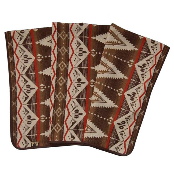 【商品名】　Ruth&amp;Boaz エスニック ネイティブ柄 ブランケット ラグ(Q) ブラウン (148cm x 158cm) (BROWN, NORMA 【商品説明】　・?E?[?????u?????P?b?g・?J???[?FBR...