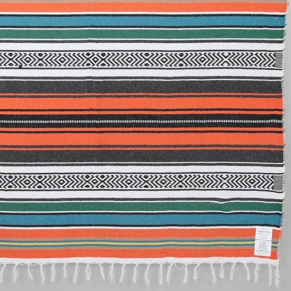 【商品名】　ダルトン(Dulton) メキシカン スロー オレンジ 多目的に使えるメキシカンパターンのブランケット マルチクロス アウトドア 1750× 【商品説明】　・?T?C?Y?F1750?~1250mm・????F?|???G?X?...