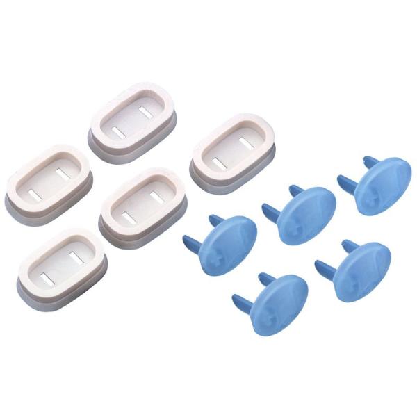 【商品名】　スマイルキッズ コンセントカバー セーフティプラグコンビ 一般プラグ用 5個入 AKN-0505 【商品説明】　・?T?C?Y:?v???O?p?s?b?N:??W34?~D9?~H22mm?A?R???Z???g?J?o?[:...