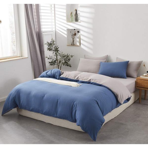 【商品名】　MISOLER 布団カバー 4点 セット シングル 洋式・和式兼用 寝具カバーセット防臭 ふとんカバー 掛け布団カバー シーツカバー ボック 【商品説明】　・???L?x??J???[?????g????C???e???A???...