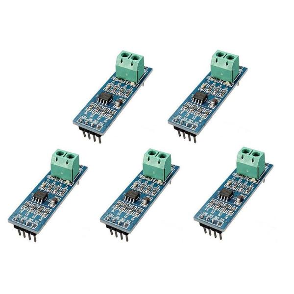 【商品名】　WINGONEER 5PCS 5V MAX485 / RS485モジュールTTL to RS-485 MCU開発ボード 【商品説明】　・?g?p?d???F5V; ???v?T?C?Y?F4.4?~1.4?~2cm / 1.7 ...