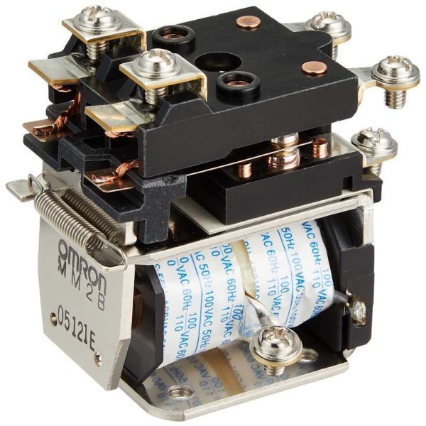 【商品名】　omron 小形パワーリレー 基準形 露出形(ねじ締め端子)2極(正式製品型番:MM2B AC100/(110)) 【商品説明】　・?I?o?`(???????[?q)2??・?L?x???_?￥????A???????????...