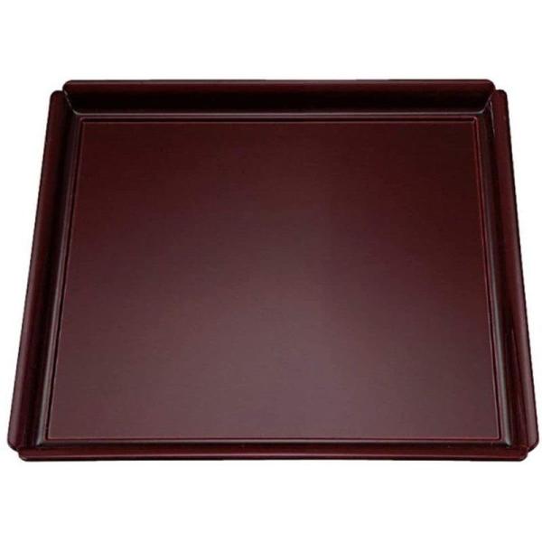 【商品名】　J-kitchens 尺２角木瓜 お盆 （ 盆 トレイ トレー ） 溜毘沙門底黒 日本製 【商品説明】　・?T?C?Y:36.5x36.5x2.2cm・?a???_??????????~??H??????????????C???...