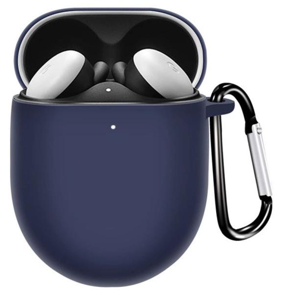 【商品名】　Miimall FOR Google Pixel Buds Pro 2022 適用 ケース シリコン ピクセル Buds Pro 2022  【商品説明】　・【ケープル充電可能｜保護および紛失防止｜カラビナ付き】このカバーの下は...