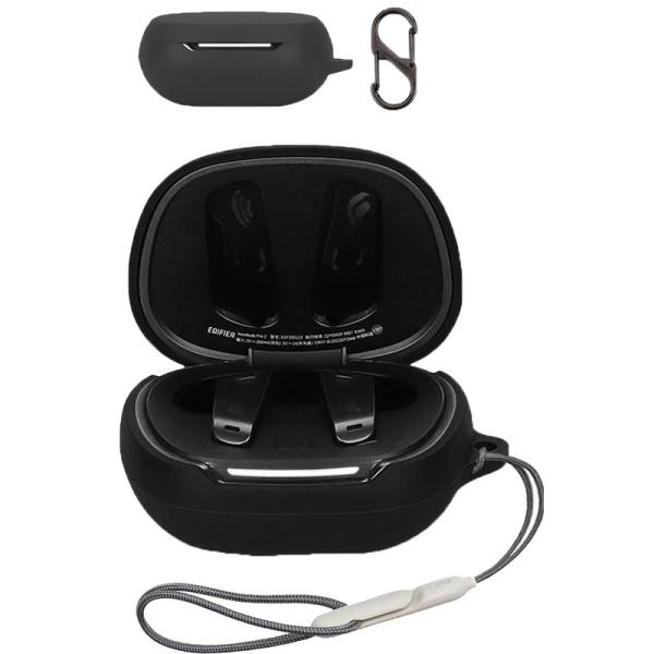 【商品名】　For Edifier Neobuds Pro2 ケース カバーBAOLINTXワイヤレス イヤーホン 用 ケース シリコン収納ケース 便利 【商品説明】　・【保護】：キズ防止、落下保護だけではなく細かい埃の侵入も防ぎ、いつも綺...
