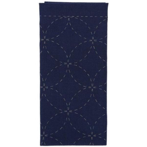 【商品名】　オリムパス製絲 花ふきん布パック伝統柄 七宝つなぎ (紺) 203 【商品説明】　・対象性別 :男女共用 【サイズ】　高さ : 1.50 cm　横幅 : 9.90 cm　奥行 : 18.50 cm　重量 : 30.0 g　※梱包...