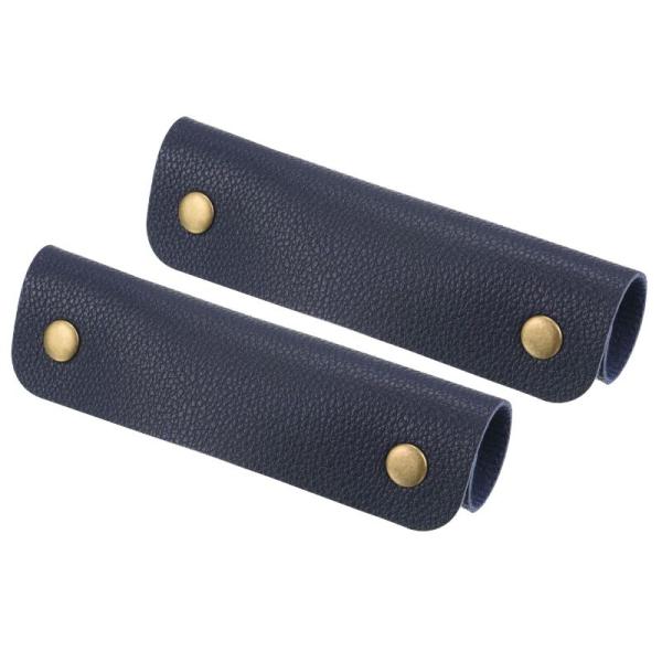 【商品名】　PATIKIL 荷物ハンドルラップ 2パック入り PUハンドバッググリップカバープロテクター 識別 バックル付き スーツケース食料品ショッピ 【商品説明】　・アドバンテージ: ハンドルラップの端に留め金があるので、すぐに修正した...
