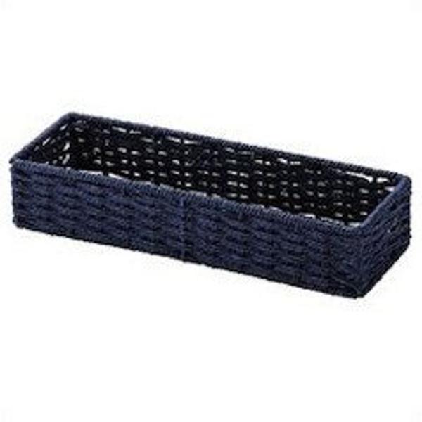 【商品名】　ペーパーボックス カトラリーケース ネイビー CH-410NV 【商品説明】　・本体サイズ:幅26×奥行9×高さ5cm 【サイズ】　高さ : 5.90 cm　横幅 : 11.50 cm　奥行 : 27.40 cm　重量 : 15...