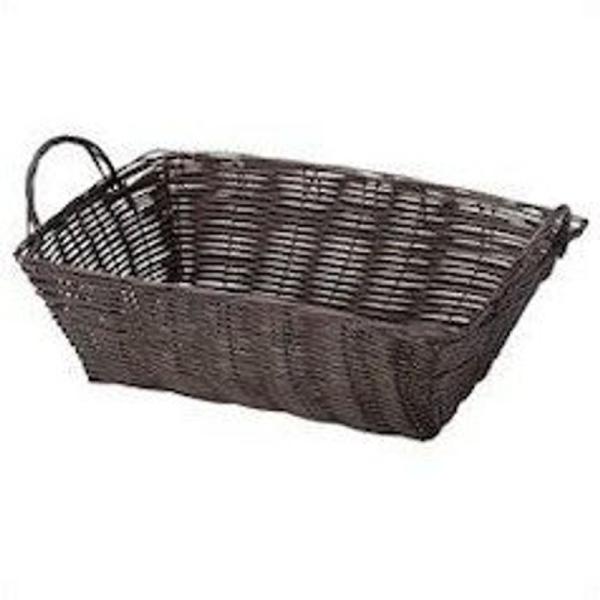 【商品名】　PPバスケット 31cm SR-003BR 【商品説明】　・本体サイズ:幅31×奥行21×高さ10(13)cm 【サイズ】　高さ : 13.80 cm　横幅 : 24.90 cm　奥行 : 36.60 cm　重量 : 160.0...