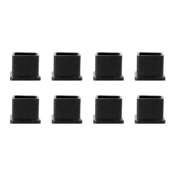 【商品名】　METALLIXITY チェアレッグエンドカバー (25mm x 25mm) 4個 正方形 ゴム製 家具の足のキャップ フロアプロテクター  【商品説明】　・[1]: 適用 - 椅子、テーブル、ソファ、ベンチ、バースツール、ベッ...