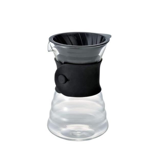 【商品名】　HARIO(ハリオ) V60ドリップデカンタ 700ml ブラック 1〜4杯用 バンド付き 日本製 VDD-02B 【商品説明】　・サイズ:13.5×12.5×19.8cm、口径:11.5cm・付属品:ペーパーフィルター10枚付...