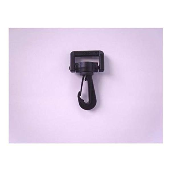 【商品名】　YKK 5個セット LN20R プラスチック ナスカン 黒 20mm巾用 ベルトストラップなどに 【商品説明】　 【サイズ】　高さ : 1.60 cm　横幅 : 6.80 cm　奥行 : 8.20 cm　重量 : 20.0 g　...