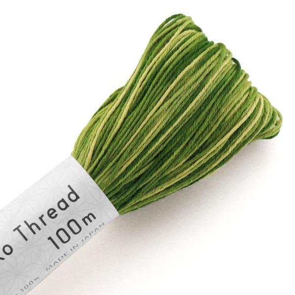 【商品名】　オリムパス製絲(Olympus Thred) 刺しゅう糸 『刺し子糸 Sashiko Thread 100m ボカシ 155番色』 【商品説明】　・シリーズ:Sashiko Thread 100m・糸長:100m・素材:コットン...