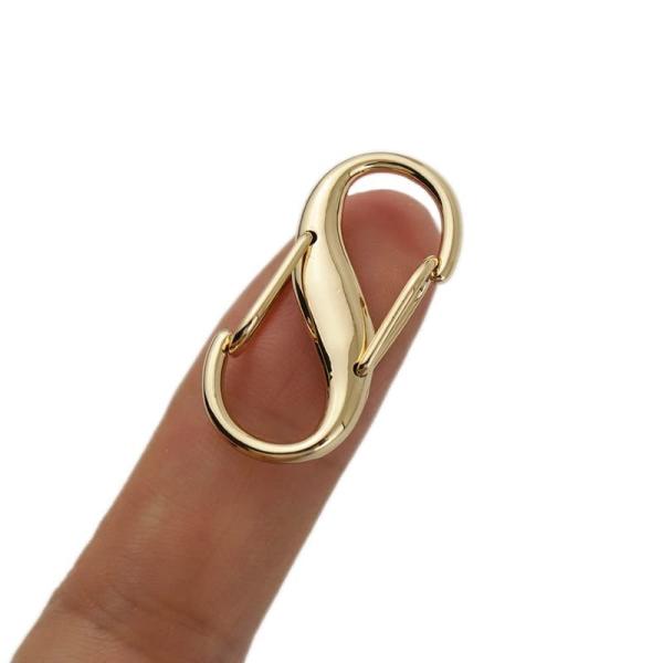 【商品名】　FUSSED 5個 調節可能なメタルバックル チェーンストラップバッグ バッグを短くする メタルチェーン長さ (ゴールド) 【商品説明】　 【サイズ】　高さ : 0.70 cm　横幅 : 4.50 cm　奥行 : 5.30 cm...