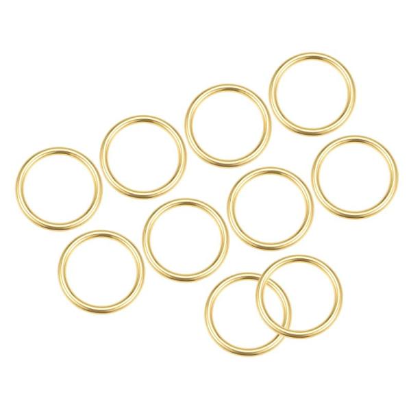 【商品名】　METALLIXITY メタルOリングバックル 25 mm内径 3 mm厚さ 10個 溶接 亜鉛合金 丸リング クラフト DIY バッグ ハ 【商品説明】　 【サイズ】　高さ : 1.50 cm　横幅 : 6.00 cm　奥行 ...