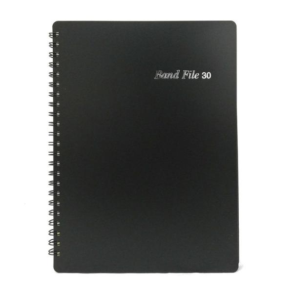 【商品名】　Band File 30 バンドファイル30 30ポケット 楽譜60ページ用 BF-30 ブラック 【商品説明】　・A4サイズが収納可能な楽譜ファイル 【サイズ】　高さ : 2.00 cm　横幅 : 25.10 cm　奥行 : ...