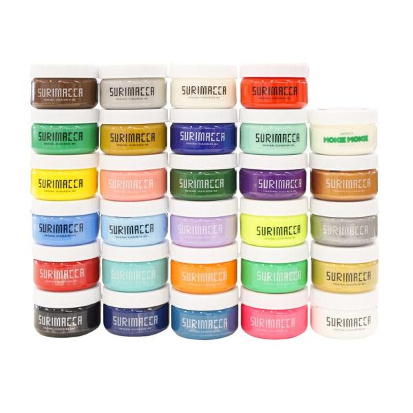 【商品名】　SURIMACCAインク（全29色セット） シルクスクリーン水性インク スリマッカ 【商品説明】　・内容量：各100ml・分類：シルクスクリーン用水性インク・原産国：日本・取扱注意点：一部、化学繊維の種類によっては密着しづらいも...
