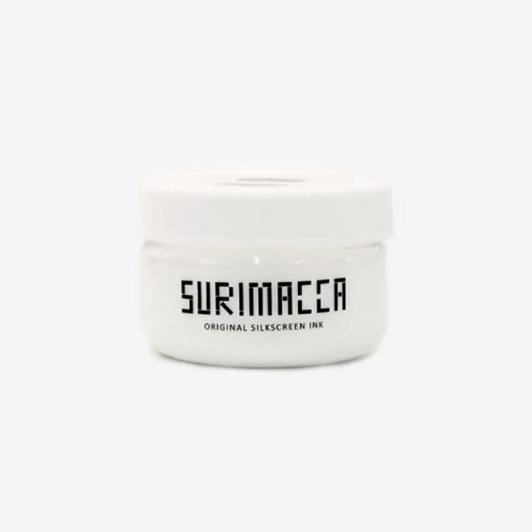 【商品名】　SURIMACCAインク シルクスクリーン用水性インク (KOTTERI（ホワイト）) 【商品説明】　・内容量:100ml　※10cm×10cmの四角（ベタ）の面積を印刷した場合、100mlで20枚程度印刷が出来ます。・分類:シ...