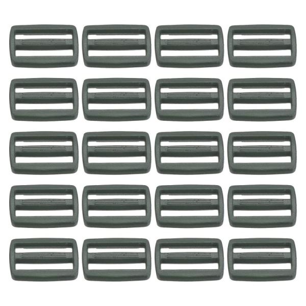 【商品名】　PATIKIL 25 mm トライグライドスライドバックル 50個 プラスチック ウェビングストラップファスナー バックパックバッグベルト用 【商品説明】　 【サイズ】　高さ : 1.50 cm　横幅 : 15.00 cm　奥行...