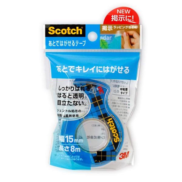 【商品名】　スリーエムジャパン スコッチあとではがせるテープ 15mm CA-15DS 【商品説明】　・常温 【サイズ】　高さ : 　横幅 : 　奥行 : 　重量 : 　※梱包時のサイズとなります。商品自体のサイズではございませんのでご注意...
