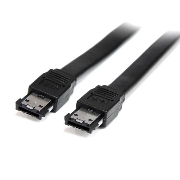 【商品名】　StarTech.com eSATAケーブル 1.8m オス/オス ESATA6 【商品説明】　・USB 2.0およびFireWire の6倍の速度を実現する外付けストレージソリューション・シリアルATA 3.0 規格に準拠・ハ...