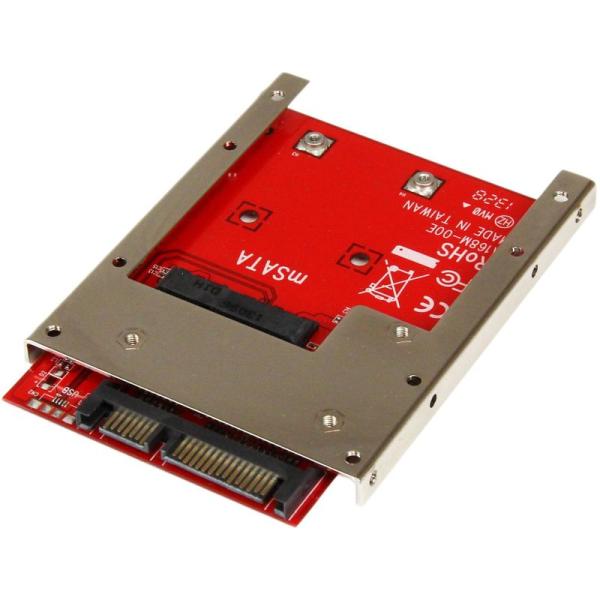 【商品名】　StarTech.com mSATA SSD - 2.5インチSATA変換アダプタ オープンフレーム筐体(高さ7?) SAT32MSAT25 【商品説明】　・2.5インチSATAケース・7mm以上の2.5インチSATAベイに対応...
