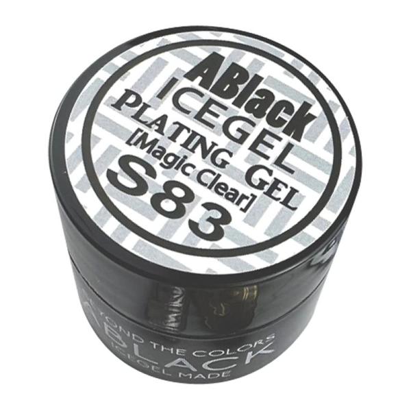 【商品名】　ICE GEL ABLACK プレーティングジェル マジッククリア S83 3g UV/LED対応 【商品説明】　・クリアジェル 【サイズ】　高さ : 3.00 cm　横幅 : 3.20 cm　奥行 : 3.20 cm　重量 :...