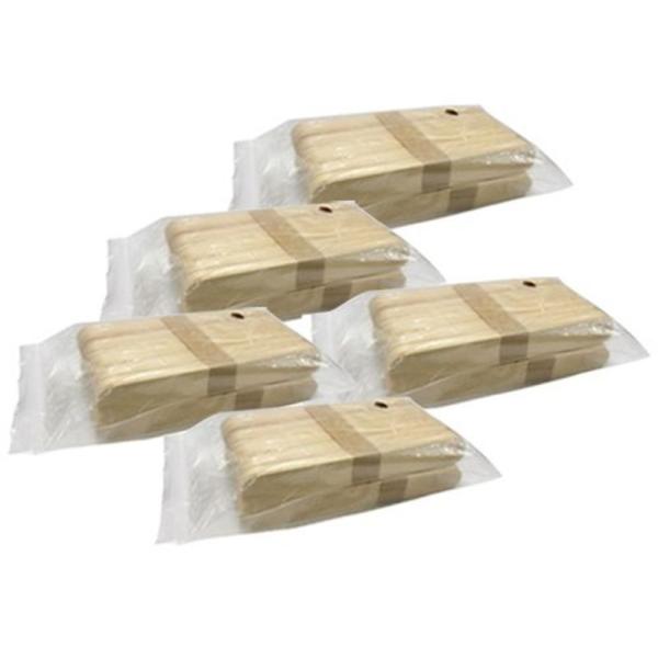 【商品名】　使い捨て木ベラウッドスパチュラ(業務用100枚入り) × 5袋セット(計500枚)WAX脱毛等や舌厚子にも … 【商品説明】　・サイズ：1枚あたり：約18×150×1.6mm・内容量：100枚・材質：木製 【サイズ】　高さ : ...