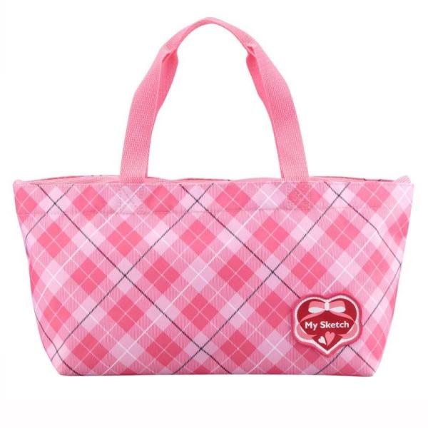 【商品名】　ぺんてる 絵の具セット スケッチセット ZST26-P ピンク(チェック柄) 【商品説明】　・【サイズ/重さ】幅 410mm ×奥行 120mm × 高さ 190mm/925g・【セット内容】エフ水彩12色、画筆(丸筆2種)、パ...