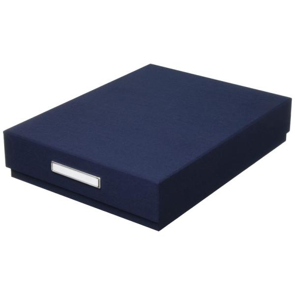 【商品名】　TAKEMEKI お道具箱 内寸 220×290×60mm (ネイビー × アーガイル) 収納ボックス 大きめ B5 サイズ 【商品説明】　・お道具箱　B5 サイズ（ネイビー）日本製　オリジナル商品・ネイビー・ブラック・グレー・...